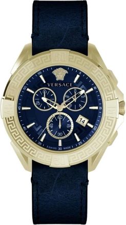 Versace Homme, Accessoires, Jaune, Taille: ONE Size Chrono Sporty Chronographe