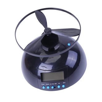 Cabilock Digitaler Fliegender Wecker Mit Led-anzeige Und Schlummerfunktion Schwarz LCD-Display Ohne Batterie F&uuml;r Schlafzimmer