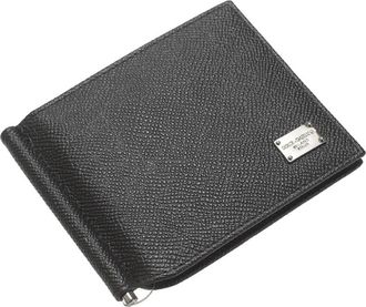Dolce & Gabbana Homme, Accessoires, Noir, Taille: ONE Size Portefeuille Dauphine