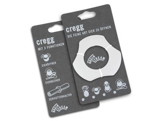 Brainstream cregg Brainstream, wei&szlig;, Eier&ouml;ffner/Eierbecher/Serviettenhalter, A001258