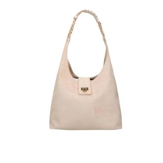 Elisabetta Franchi Femme, Sacs, Beige, Taille: ONE Size Sac Hobo