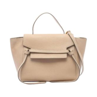 Celine Pre-owned Belt BAG Mini Sac bandouli&egrave;re en cuir 2-en-1 - Femme - Pre-owned - Beige - Taille: ONE Size