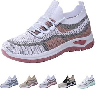 Generic Baskets pour femme avec lacets Arch Support Chaussures de course Chaussures de sport respirantes confortables et l&eacute;g&egrave;res Chaussures de marche pour la 
