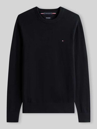 Tommy Hilfiger Regular Fit Pullover aus Baumwoll-Kaschmir-Mix