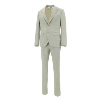 Manuel Ritz Homme, Costumes, Gris, Taille: S Costume crois&eacute;