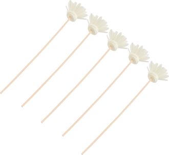 BESPORTBLE Garneck 5 St&uuml;ck Kleine Chrysanthemen Aromadiffusorst&auml;bchen aus Nat&uuml;rlichem Rattan 20cm lang Ersatz f&uuml;r &Auml;therische &Ouml;le Duftst&auml;bchen f&uuml;r Raumduft und Ar