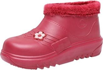 Generic Bottines De Neige Femme Bottes Imperm&eacute;ables avec Doublure en Peluche Chaude Semelle Antid&eacute;rapante Chaussures dHiver L&eacute;g&egrave;res Et Confortables pour Jardi