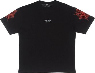Phobia Archive Cobweb Print Tee - - Tops - Herren - Schwarzk - XL