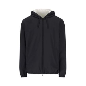 Herno Homme, Vestes, Bleu, Taille: S Veste Zipp&eacute;e &agrave; Capuche