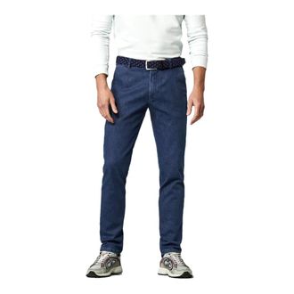 Meyer Coolmax Denim Travel Chino Oslo - - Jeans - Herren - Blau - W44 L32