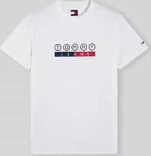 Tommy Jeans Regular Fit T-Shirt aus reiner Baumwolle mit Logo-Print