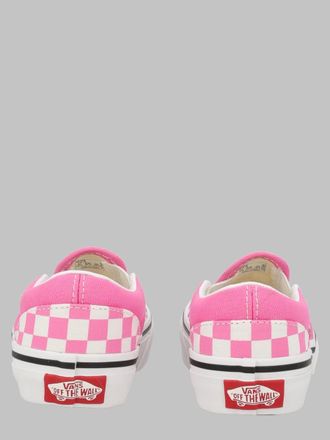 Vans Classic Slip-On Checkered Canvas Sneakers - Pink