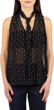 Hanita Femme, Blouses et Chemises, Noir, Taille: 36 FR Top Donna