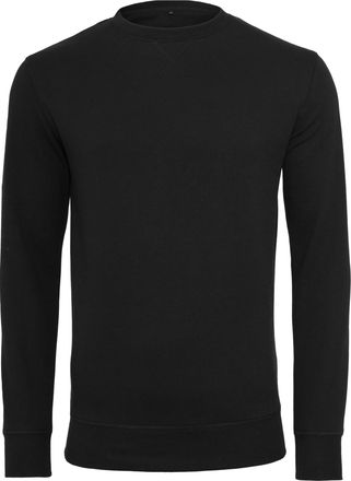 Merchcode Branded Blanks Mens MCXX3-Merchcode Light Crew Sweatshirt T-Shirt, Black, XXL