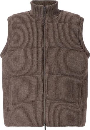 MC2 Saint Barth Homme, Vestes, Brun, Taille: L Leeds Knit Vest