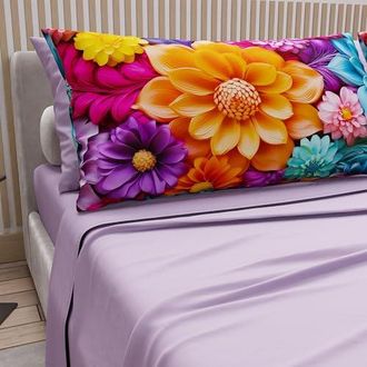 Petti Artigiani Italiani Petti Artigiani Italiani - Bettwäsche aus Baumwolle mit Kissenbezügen mit Digitaldruck, Bettlaken für französisches Bett, Bettwäsche-Set für französis