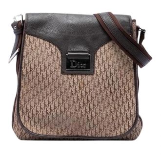 Dior Pre-owned Vintage Canvas Crossbody Bag - - Pre-owned - Damen - Braun - ONE SIZE