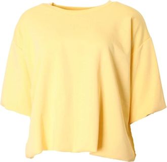 Am&eacute;lie & Am&eacute;lie Femme, Blouses et Chemises, Jaune, Taille: 38/40 FR Camilla Sweater