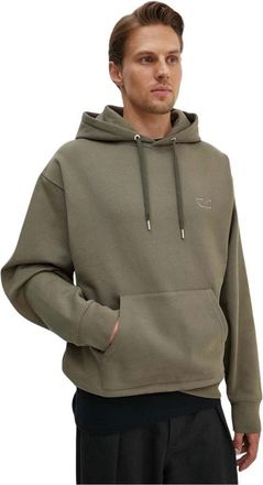 Iro Iro, Homme, Sweatshirts et sweats &agrave; capuche, Vert, Taille: S Sweat &agrave; capuche avec logo brod&eacute;