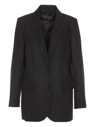 Zadig&Voltaire blazer &agrave; col v - Noir