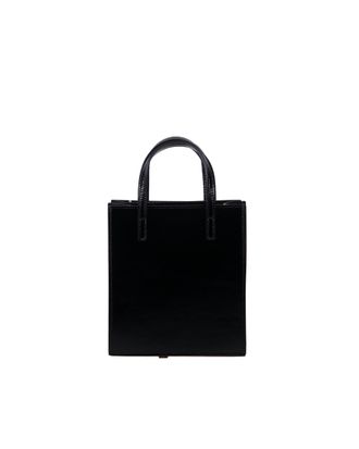 Hidesins Womens Handbag Pocket Leather Black Calf Handbags Hand Bags