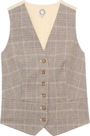 Ines De La Fressange Femme, Vestes, Brun, Taille: 36 FR Sanite Waistcoat
