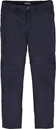 Craghoppers Expert Kiwi Pantalon Convertible pour Homme Anti Moustique 9 Poches Déperlant Poche de sécurité zippée Idéal pour La Marche, Le Camping, La Randonnée 