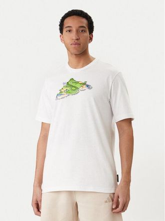 adidas T-Shirt Novelty Mini Graphic JZ5037 Wei&szlig; Regular Fit