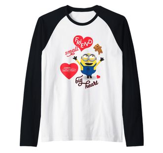 MINIONS Minions Small Friend Big Heart Raglan