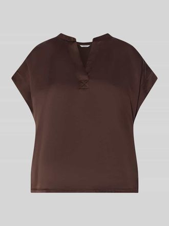 b.young T-Shirt mit Serafino-Ausschnitt Modell SELITA