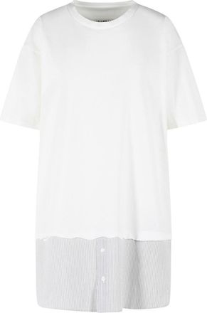 Maison Margiela Rundhalspullover - Wei&szlig;
