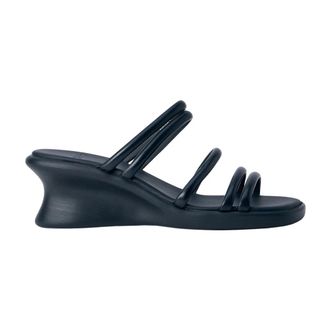 Camper Riemchen-Sandaletten mit Keilabsatz - - Shoes - Damen - Schwarzk - 41 EU