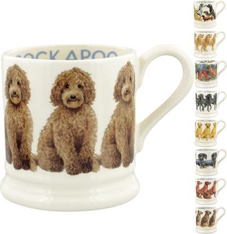 Emma Bridgewater große Tasse 1/2 Pint, Keramik Kaffeetasse groß - Steingut Tasse, Cappuccino, Latte, Kaffee, Teetasse - Schöne Tassen, Geburtstagsgeschenk - Kaffeebech