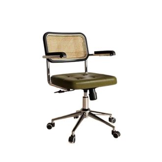 Generic B&uuml;rostuhl Mit Armlehnen, H&ouml;henverstellbare Computerst&uuml;hle Aus Leder, Sanfte Bewegung, Geeignet for Zuhause Und B&uuml;ro(Color2)