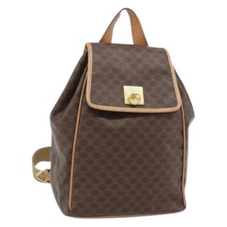 Celine Pre-owned Macadam Canvas Backpack - - Pre-owned - Damen - Braun - ONE SIZE