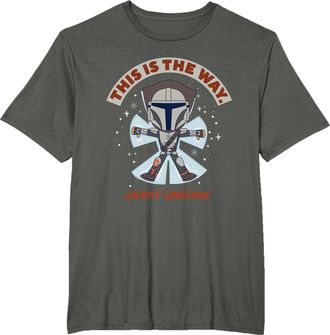 Star Wars The Mandalorian This Is The Way Galaxys Greetings T-Shirt