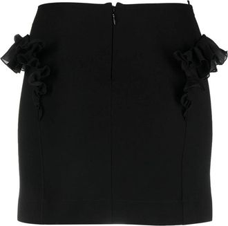 Nensi Dojaka Ruffled Skirt - Black