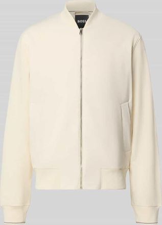 HUGO BOSS Regular Fit Sweatjacke aus reiner Baumwolle Modell Skiles 55