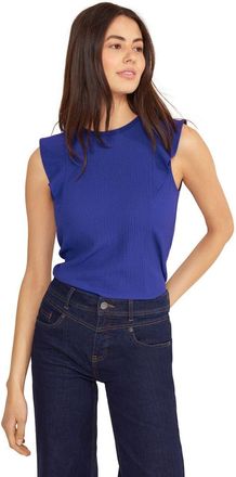 Street One Damen Top mit Volants intense royal blue 46
