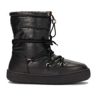 Kazar Schwarze isolierte Schneestiefel aus kombinierten Materialien - - Shoes - Damen - Schwarzk - 41 EU