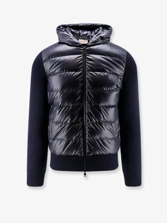 Moncler Down Jacket with virgin wool inserts - MONCLER - gender_Man