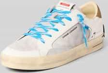 Crime London Sneaker aus Leder mit Label-Details