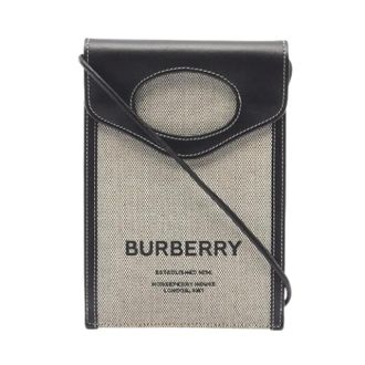 Burberry Sac bandouli&egrave;re en cuir Pre-owned - Femme - Pre-owned - Gris - Taille: ONE Size