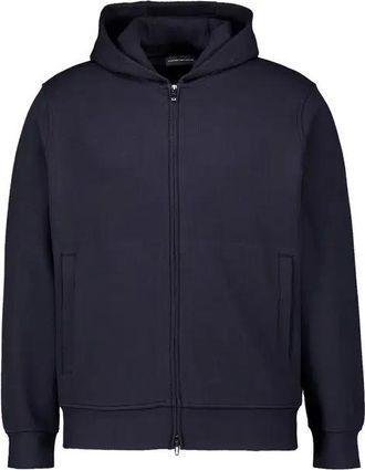 Emporio Armani Herren Sweatjacke blau unifarben