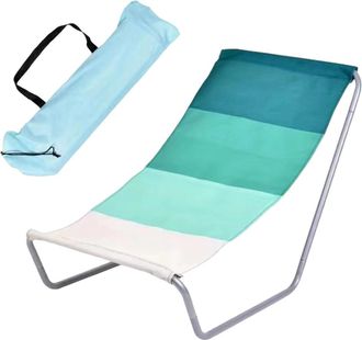 Generic Tragbarer Lounge-Stuhl - Faltbarer Campingstuhl, Leichte Sesselkonstruktion, Kompaktes Nickerchenbett | Ideale Outdoor-Komfortl&ouml;sung F&uuml;r, Schwimmbad, 