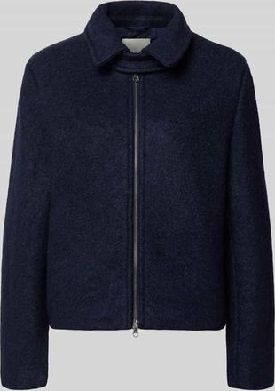 Ichi Regular Fit Wolljacke aus Woll-Mix mit Umlegekragen