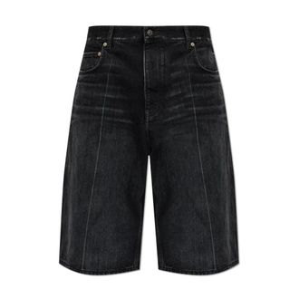 Balenciaga Piping Detail Denim Shorts - - Shorts - Herren - Schwarzk - W30