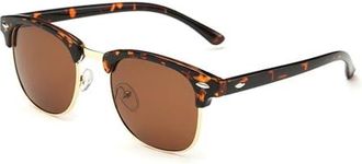 Generic Lunettes De Soleil Polaris&eacute;es En M&eacute;tal For Homme Et Femme, Tendance, Monture Carr&eacute;e, Confort Optimal For Les Soir&eacute;es(Multi-colored)