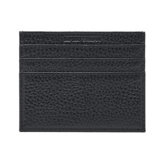 Emporio Armani Geschenkbox mit G&uuml;rtel aus genarbtem Leder und Kartenhalter - - Accessories - Herren - Schwarzk - ONE SIZE