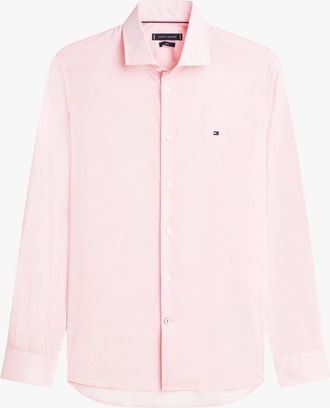 Tommy Hilfiger Chemise droite en coton m&eacute;lang&eacute;